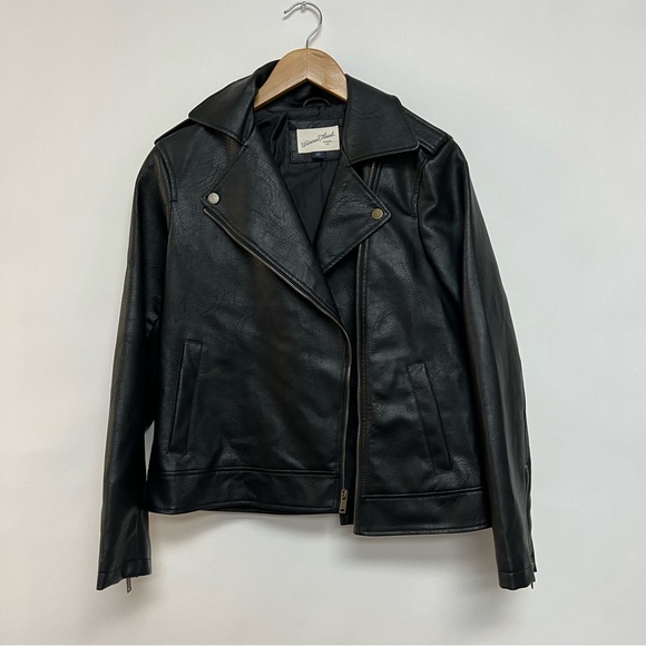 Universal Thread | Jackets & Coats | Universal Thread Black Leather ...